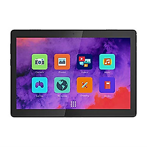 Lenovo Tab M10 HD 10.1" Tablet, Android 9.0, 16GB Storage, Quad-Core Processor, WiFi, Bluetooth, ZA4G0000US, Slate Black