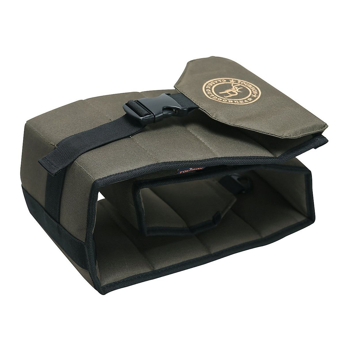 TOURBON 600D Nylon Foldable 49-inch Shotgun Case, Green with Adjustable Shoulder Strap