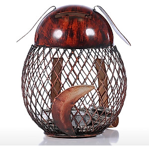 Tooarts Money Bank Puppy Iron Handmade Coin Bank Practical Craft Piggy Bank Home Decoration Christmas Birthday Gift