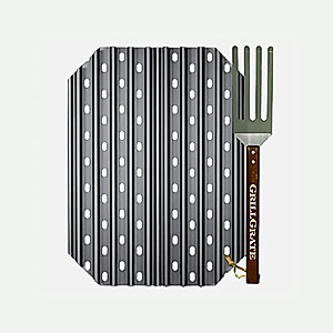 GrillGrate - Top Sitting Grates for Medium Big Green Egg - Accessory for Big Green Egg - 18" x 6" x 4"