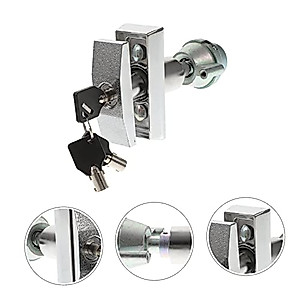 SOLUSTRE Automatic Vending Machine Lock Candy Machine Locking Bar Machine Lock Tool Gumball Machine Lock Soda Machine Lock Shed Door Lock Machine Lock Coin Zinc Alloy Snack Machine