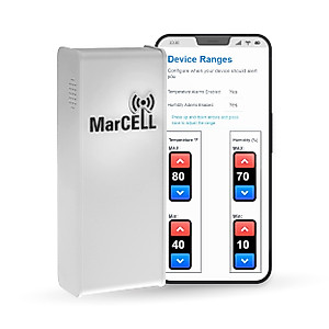 MarCELL Cellular Temperature, Humidity & Power Monitor (Verizon) - Made in The USA - RVs, Pet Safety Monitoring, Second Home Monitoring, Greenhouse Monitoring,- 24/7 Monitoring & Instant Alerts