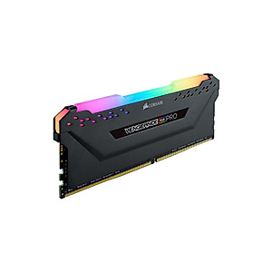 Corsair Vengeance RGB Pro 16GB (1x16GB) DDR4 3600 (PC4-28800) C18 Optimized for AMD Ryzen – Black (CMW16GX4M1Z3600C18)