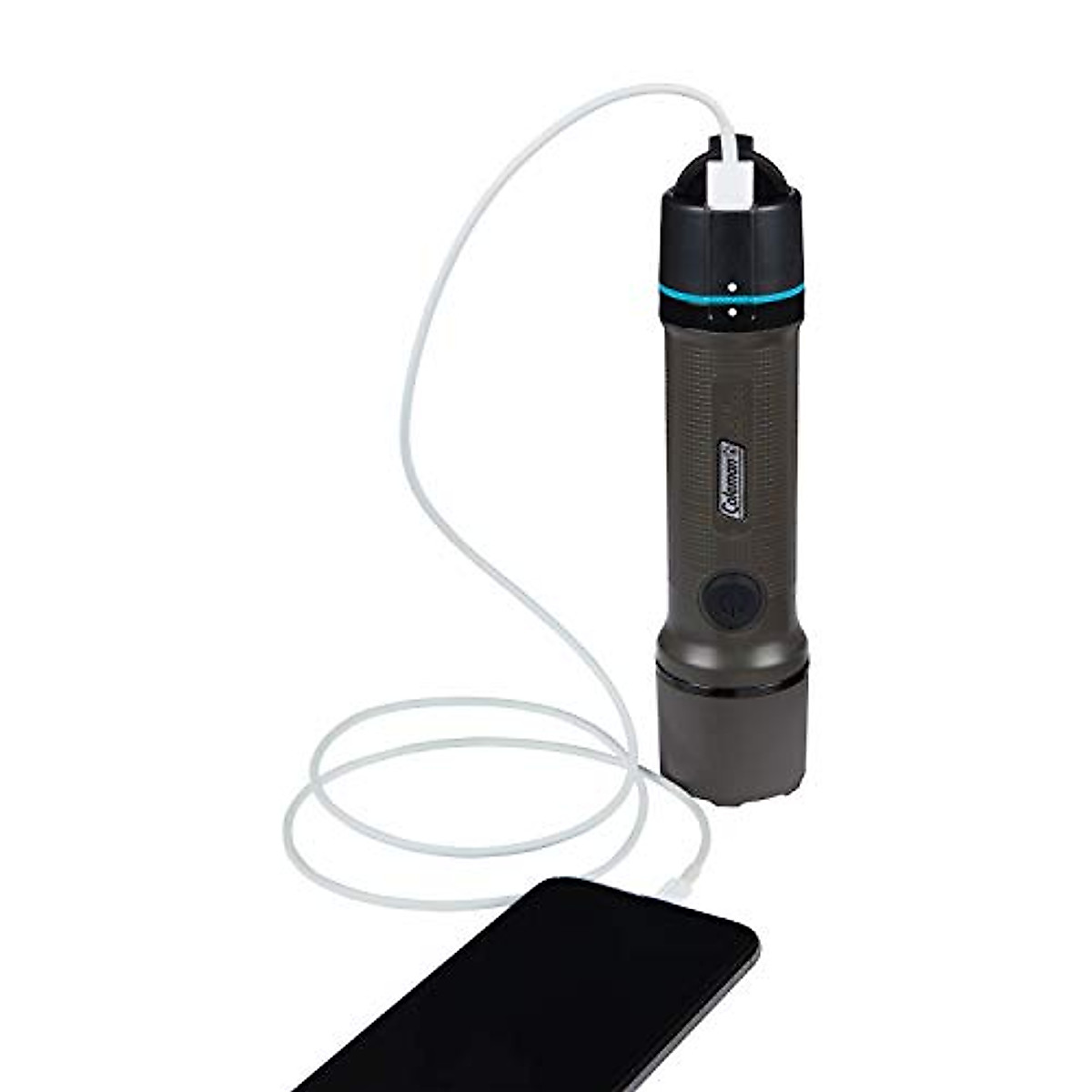 Coleman OneSource Rechargeable LED Flashlight, Water-Resistant, 1000 Lumens, 4800 mAh Battery, 2 Hour Charging Time