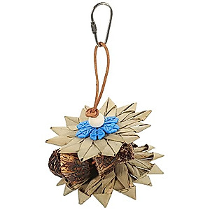 LUOZZY Bird Shredder Toys Foraging Hanging Toy Parrot Cage Chewing Toys for Small Medium Parrot Finch Conure Lovebirds (Paper Silk)