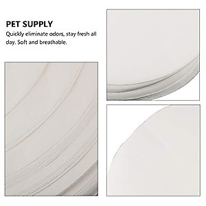 POPETPOP 100pcs Disposable Bird Cage Liners Papers Parrot Pet Cages Cushion Pad Mat Accessories 30cm