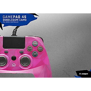 snakebyte GamePad S Wired (Bubblegum Camo) - compatible with PS4