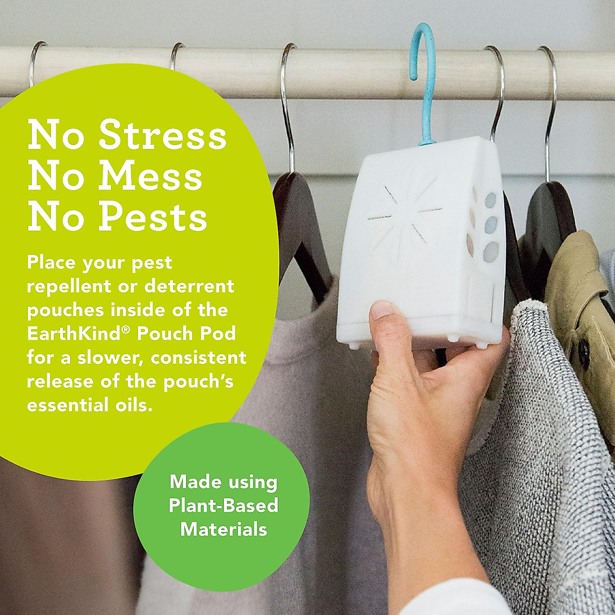 EarthKind Stay Away Rodent, Spider, Ant/Roach, Moth & Mosquito Whole Home Multipack (10-Pack, 2 of Each) - Effective Plant-Based Pest and Insect Repellants