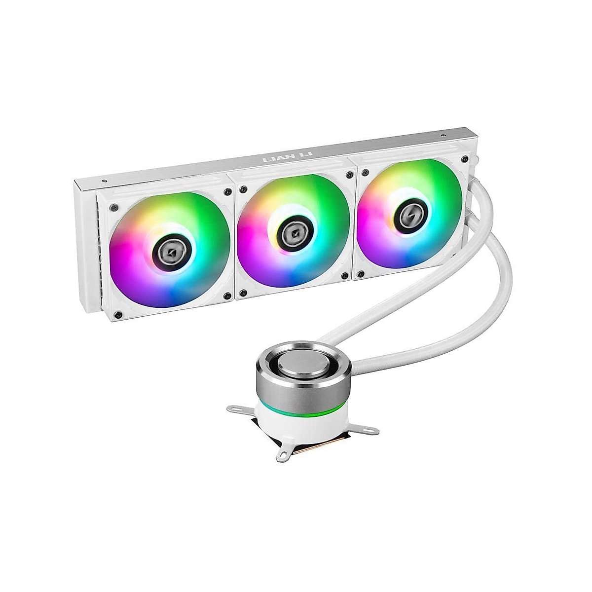 Lian-li Ac Galahad Aio360 Rgb White Closed Loop All-in-one Cpu Cooler