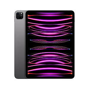 Apple iPad Pro 11-inch (4th generation): with M2 chip, Liquid Retina display, 256GB, Wi-Fi 6E, 12MP front/12MP and 10MP back cameras, Face ID, all-day battery life – Silver