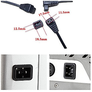 HangTon Power Cable for Automotive Car Refrigerator Cooler Freezer ARB BougeRV Coleman Euhomy Iceco 12V 10A DC 1.5m