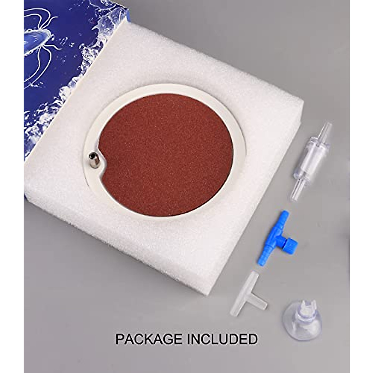 Clscea 4 Inch Air Stone Disc Bubble Diffuser for Aquarium Fish Tank Pump Hydroponics