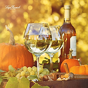 Luigi Bormioli Crescendo 22.25 Ounce, Bourgogne Wine Glasses, Set Of 4, Crystal SON-hyx Glass, Made In Italy.