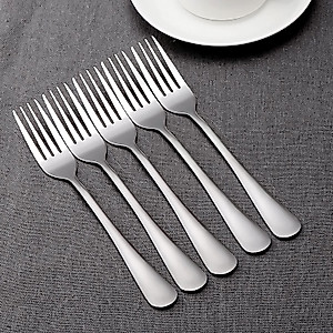 Dinner Forks, HaWare 12-Pieces Stainless Steel Forks, Classic Elegant Design, Mirror Polished, Dishwasher Safe