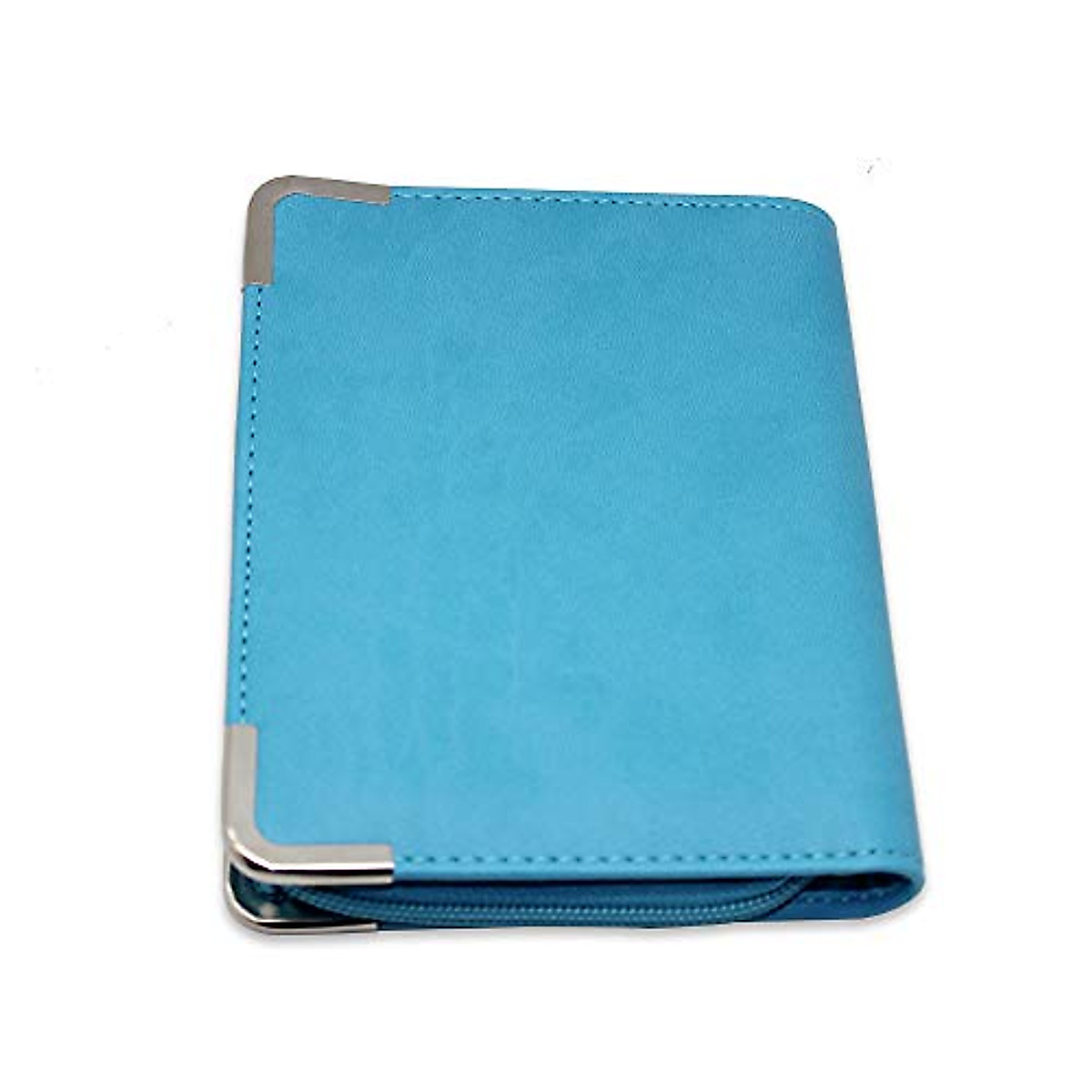 Bible Cover Book Protector, Boshiho Smooth PU Leather Bible Case Cover for Women&Men Zip Notebook Protector Cover Perfect Gift for Christian (Large-Blue)