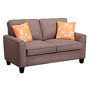 Serta Deep Seating Astoria 61" Loveseat in Tan