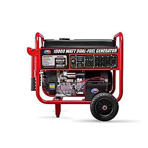 All Power, APGG10000-10,000 Watt Starting Power Generator JD Engine Gasoline Electric Start Portable Wheel Steel Frame