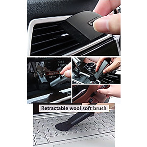 Laptop Keyboard Cleaning Brush,Nanxudyj Sliding Portable Notebook Keyboard Brush Used, for Computers, Mobile Phones,Cameras,car interiors,Home and Office Supplies etc. (2 Packs)