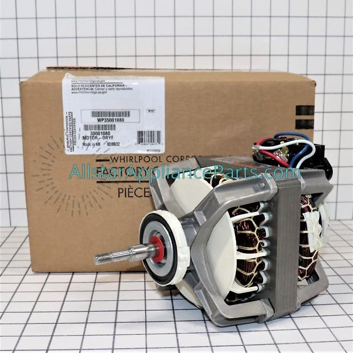 WP35001080 Dryer Drive Motor
