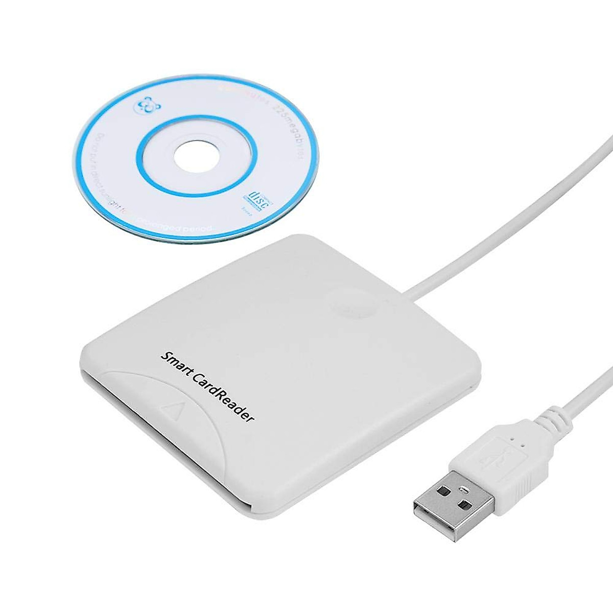 USB Smart Chip Reader,Portable USB Credit Card Reader,Full Speed Smart IC Mobile Bank Credit Card Readers for Supports 98/me/2000/xp/vista/Win7(32bit&64bit), OS X, Linux