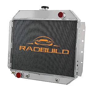 RadBuild 3 Row Radiator For 1966-1979 Ford Bronco F100 F150 F250 F350 L6 V8 GAS