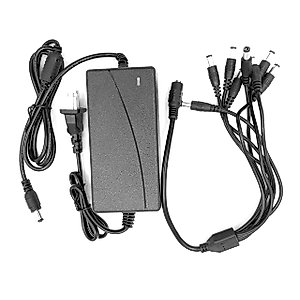 Tolxh 12V 5A Power Supply for CCTV Security Camera DVR Swann Lorex Defender 8 Split CG