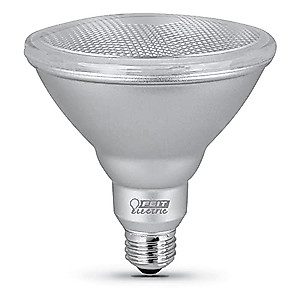 Feit Electric PAR38 LED Bulb, 90W Equivalent, Dimmable, 5000k Daylight, 1000 Lumen, 22 Year Lifespan, E26 Base, PAR38 Flood Light Bulb, CRI 90, Indoor/Outdoor, UL Listed, 1 Pack, PAR38DM/950CA