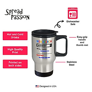 SpreadPassion Personalized Mentor Travel Mug, Custom Mentor Mug, Custom Mentor Insulated Tumbler, Custom gift for Mentor, Mentor Coffee Travel Mug, Custom Mentor