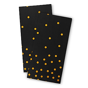 ROYAL BLUEBONNET Pink and Gold Confetti Gift Bags -Set of 24- Pink Paper Goodie Bags and Stickers – Baby Shower Favor Bags, Pink and Gold Party Decorations, Pink Party Supplies, Pink Candy Bags