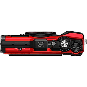 Olympus Tough TG-6 Digital Camera (Red) with Deluxe Accessory Bundle – Includes: 32gb SD Card, Floating Strap, Gripster Spider Tripod, Case + Much More