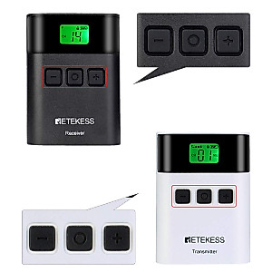 Retekess TT122 Tour Guide System, Translation Devices for Church, 492ft, 36 Channels, Wireless Audio Transmission System for School, Factory, Training (1 Transmitter 10 Receivers)