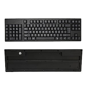 Left Handed Keyboard, 109 Keys Mechanical Gaming Keyboard with Number Pad, Wired Micro USB Connection Ergonomic Keyboard for Business, Accounting, Designer, Gamer, Home, Office