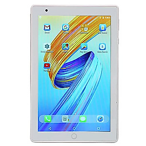 Luqeeg 8 inch HD Tablet, Android 11 Kids Educational Tablet, 1920x1080 IPS Display, Dual SIM, 2GB RAM & 32GB ROM, 128GB Expandable, Octa Core Processor Up to 1.6GHz(Gold)