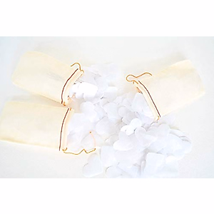 Heart Shaped Biodegradable Wedding Confetti - 10,000 pieces. Product of The USA.