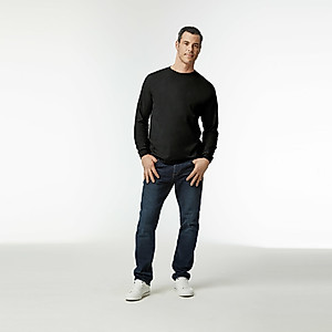 Gildan Men's DryBlend Long Sleeve T-Shirt, Style G8400, 2-Pack, Black, X-Large