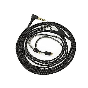 SOUNDLINK Upgraded Silver Plated Cable Earphone Extension Cable for HiFi Earbuds BL03 TRN V90 V80 AS10 ZS10 ZS6 ES4 ZST ZSR iems