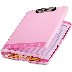 Breast Cancer Awareness BCA Slim Clipboard Storage Box
