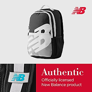 Concept One New Balance Laptop Backpack, Core Perfromance Travel Bag for Men and Women, Black, One Size
