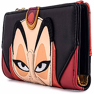 Loungefly Disney Aladdin Jafar Cosplay Faux Leather Flap Wallet