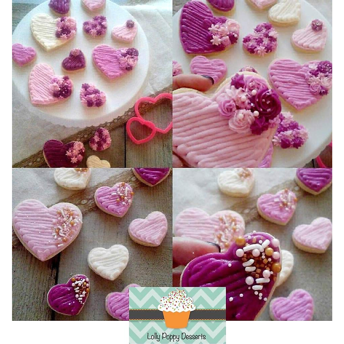 1 Dozen/12 Count Mini Heart 1 Inch Cookie Cutters from The Cookie Cutter Shop – Tin Plated Steel Cookie Cutters