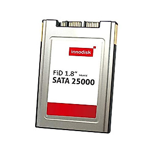 .innodisk. D1SN-08GJ20AC1EB Flash Disk/SSD, FID 1.8" SATA 25000 (Industrial, Standard Grade, 0°C ~ +70°C) - 08GB FID 1.8" SATA 25000 SLC