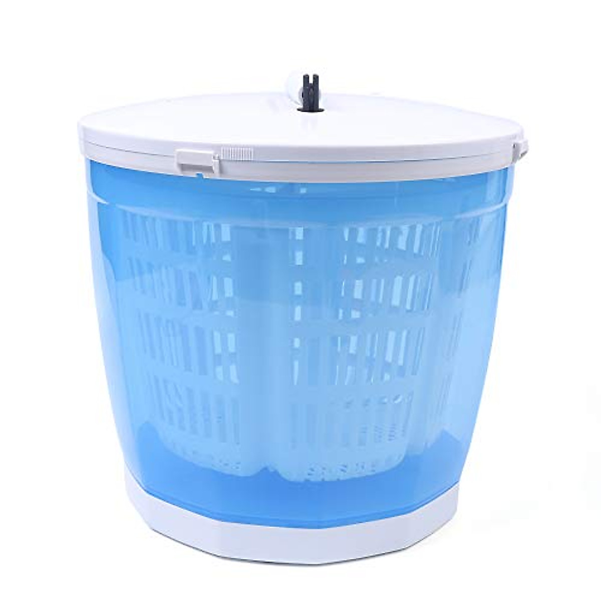 Mini Portable Washing Machine,2 in 1 Manual Non-Electric Washing Machine and Clothes Spin Dryer Mini Traveling Outdoor Washing Machine Compact Washer Spin Dryer(BLUE)