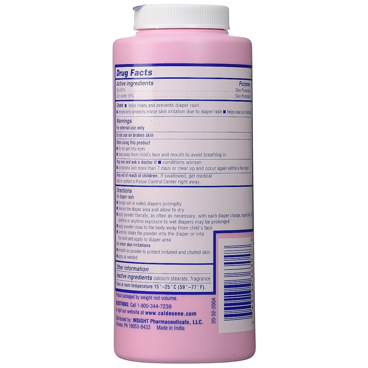 Caldesene Protecting Powder - 5 oz, Pack of 4