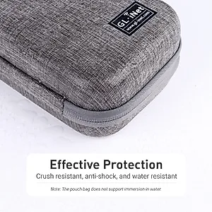 GL.iNet GL-MT3000 (Beryl AX) Pocket-Sized Wi-Fi 6 AX3000 Wireless Travel Gigabit Router & Gadget Organizer Case (Grey)