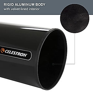 Celestron – Aluminum Telescope Dew Shield with Cover Cap – Fits 8” Schmidt Cassegrain, EdgeHD, and RASA telescopes