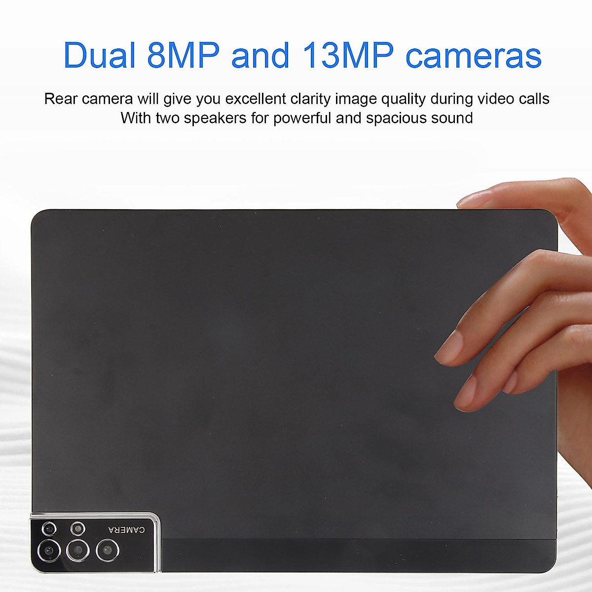 Gugxiom Android 12 Tablet 10.1 Inch Tablet, 4GB ROM Octa Core Processor 8800mAh Battery, 1920x1200 IPS HD Touchscreen 8MP + 13MP Camera, Bluetooth,WiFi (US Plug)