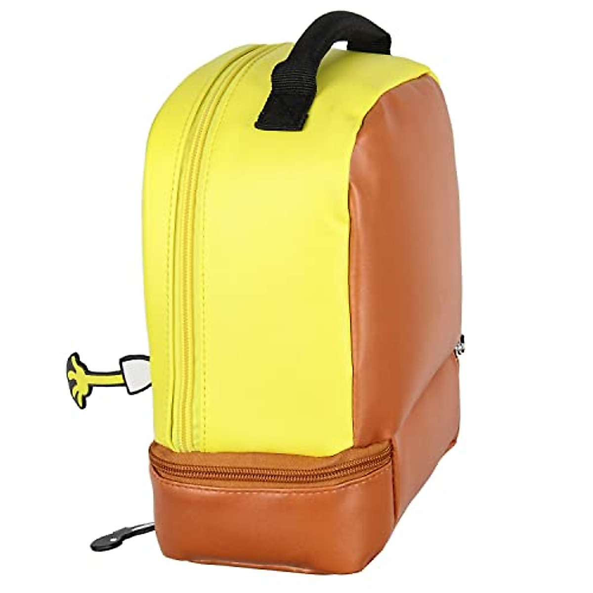 INTIMO Nickelodeon SpongeBob SquarePants Character Face Dual Compartment Lunch Box Bag