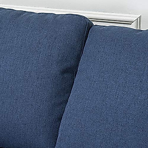 Christopher Knight Home Zahra Fabric Sectional Couch, 5-Pcs Set, Dark Blue