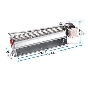 Adviace Replacement Fireplace Blower Kit for Heatilator, Majestic, Lennox, Temco Fireplace, GFK4B GFK4 FK4 GFK4A Fireplace Fan Blower Kit for Heatilator GNBC33,NDV4236I,ND3933