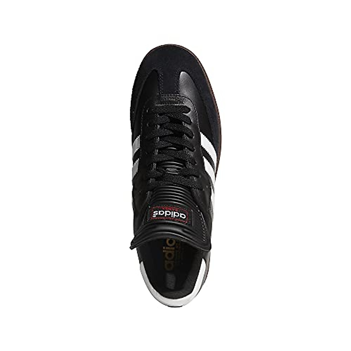 adidas Men's Samba Classic Soccer Shoe,Black/Running White,10.5 M US